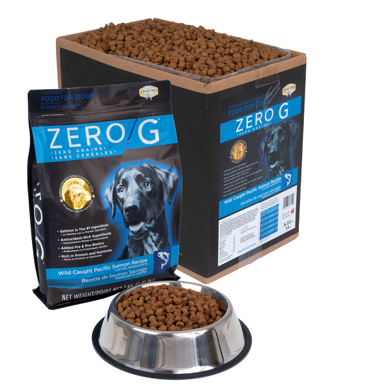 Zero/G Dog Food Wild Caught Pacific Salmon Recipe – DARFORD Store